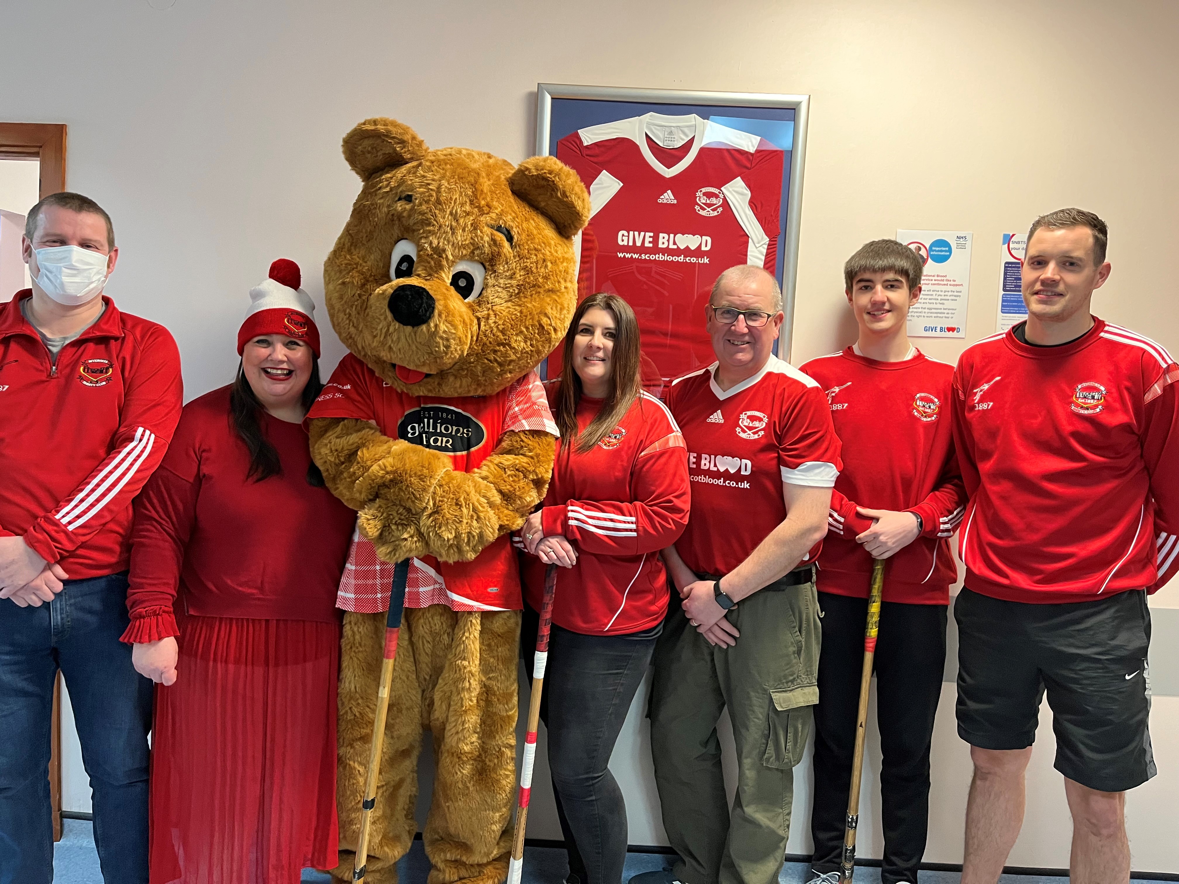 Scotblood | Inverness Shinty Club give blood